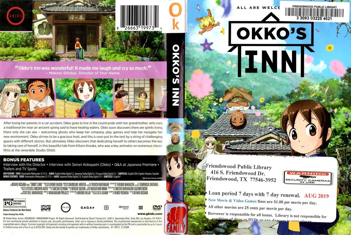 Okko's Inn | DVD Database | Fandom