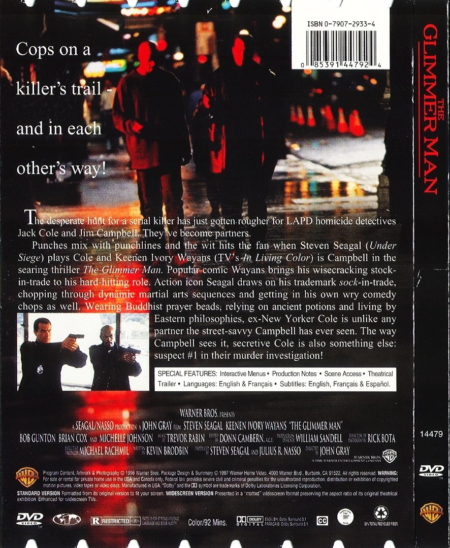 The Glimmer Man | DVD Database | Fandom