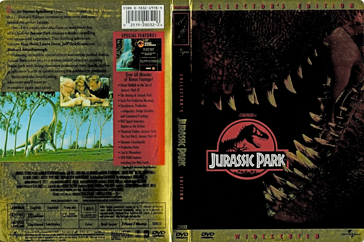 Jurassic Park | DVD Database | Fandom