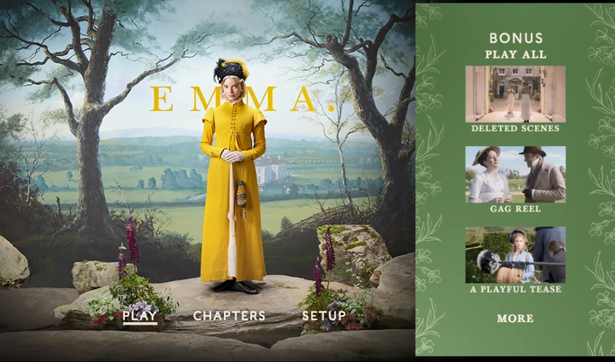 Emma./DVD Contents/Menus | DVD Database | Fandom