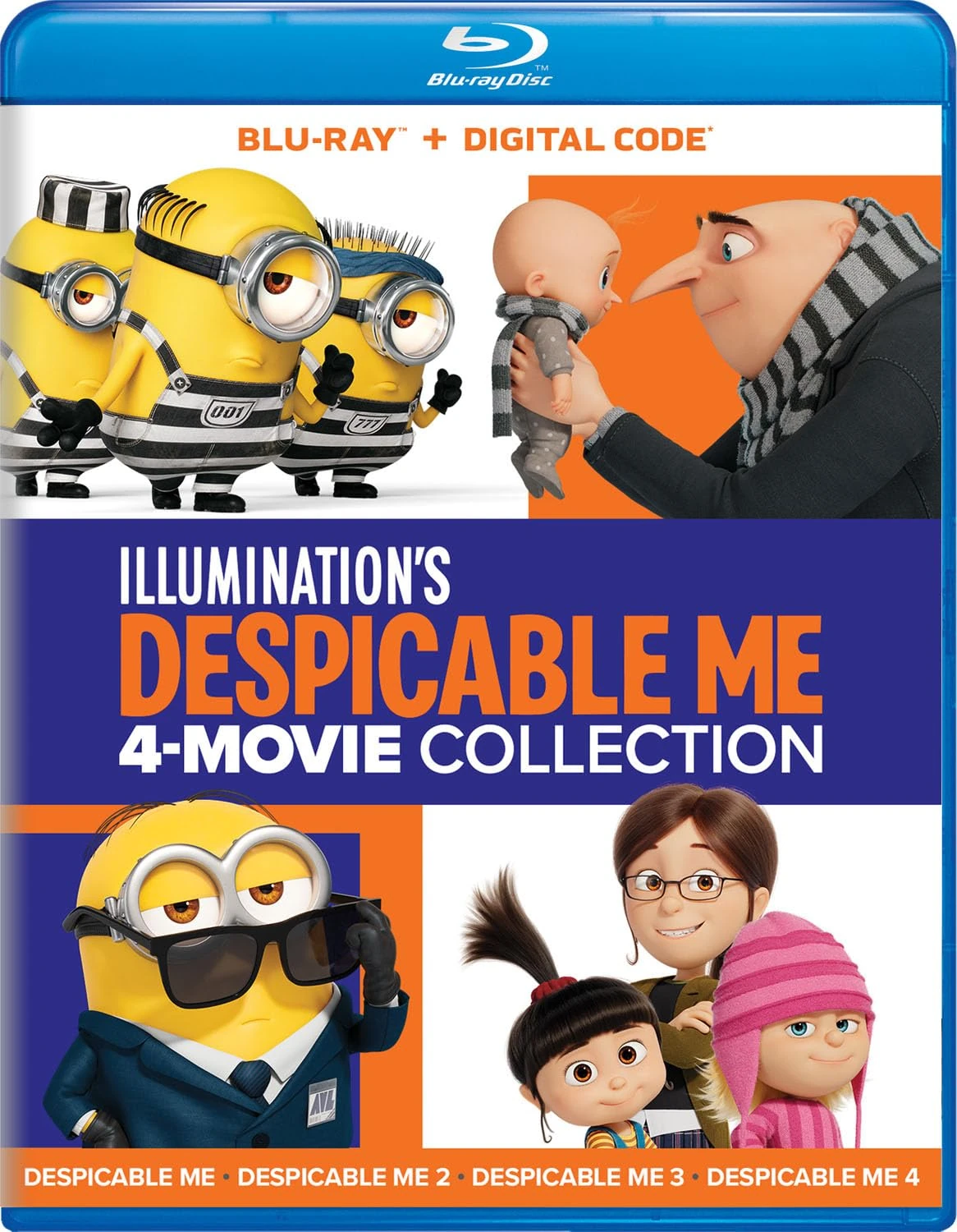 Illumination's Despicable Me 4-Movie Collection | DVD Database | Fandom