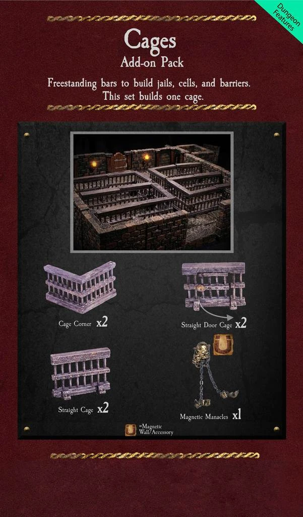 5-CAGE Cages | Dwarven Forge Collector Catalog Wiki | Fandom