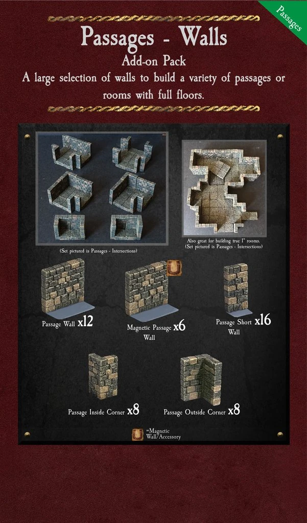 5-PASW Passages-Walls | Dwarven Forge Collector Catalog Wiki | Fandom
