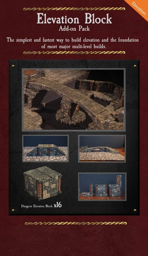 5-ELEB Elevation Block | Dwarven Forge Collector Catalog Wiki | Fandom