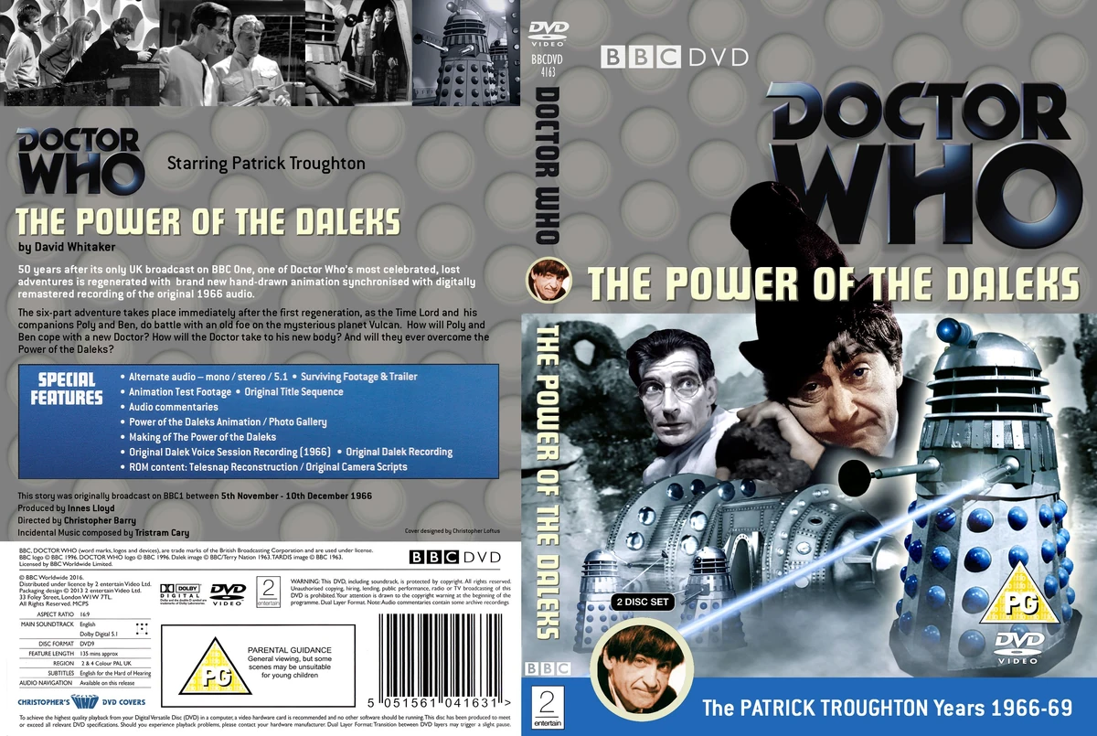 Second Doctor - Televised Stories | DWDvdCovers Wiki | Fandom
