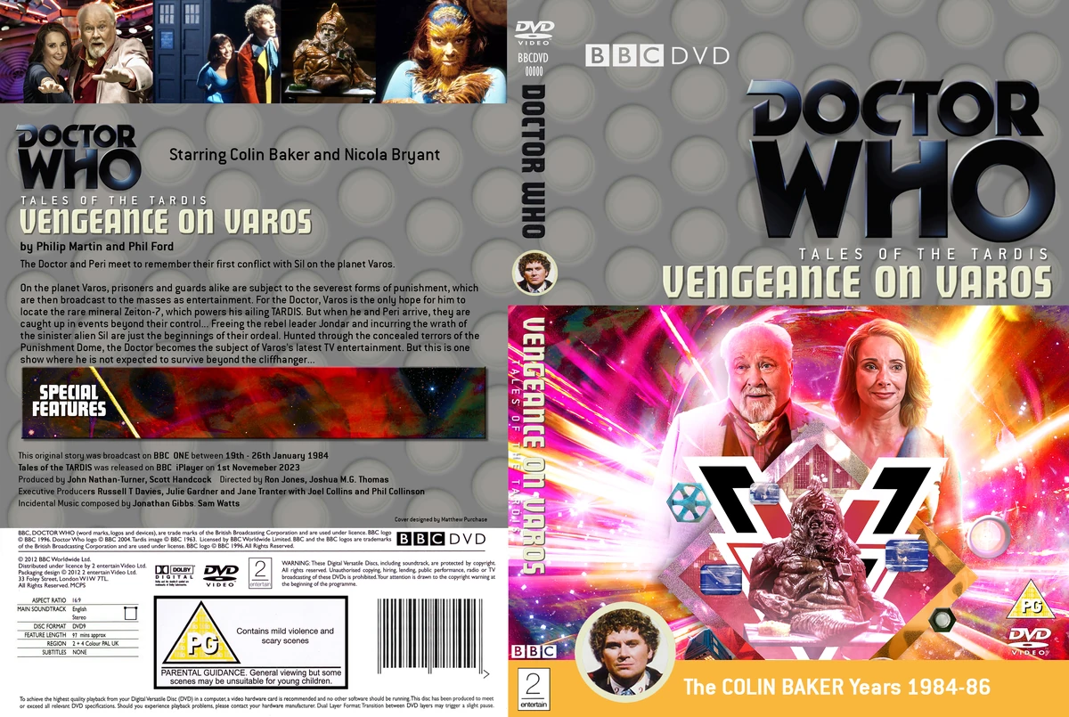 Sixth Doctor - Televised Stories | DWDvdCovers Wiki | Fandom