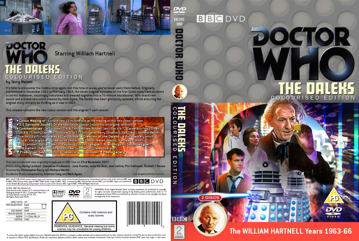 First Doctor - Televised Stories | DWDvdCovers Wiki | Fandom