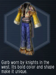 Westerm Garb | Dynasty Warriors Online Eng Wiki | Fandom