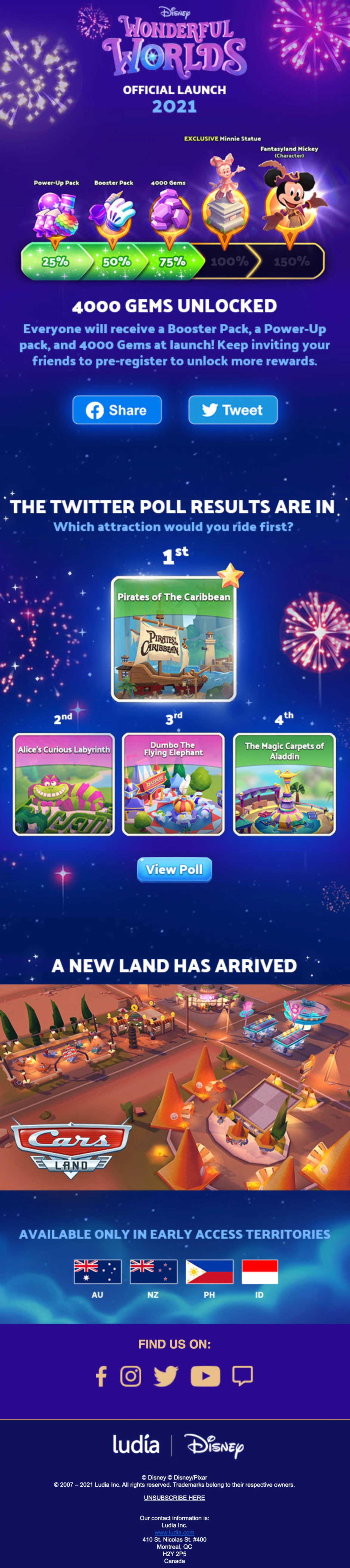 Newsletters | Disney Wonderful Worlds Wiki | Fandom