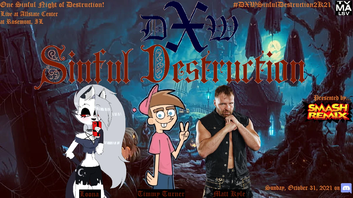 DXW Sinful Destruction | Destruction of Xtreme Wrestling (E-Fed) Wiki ...