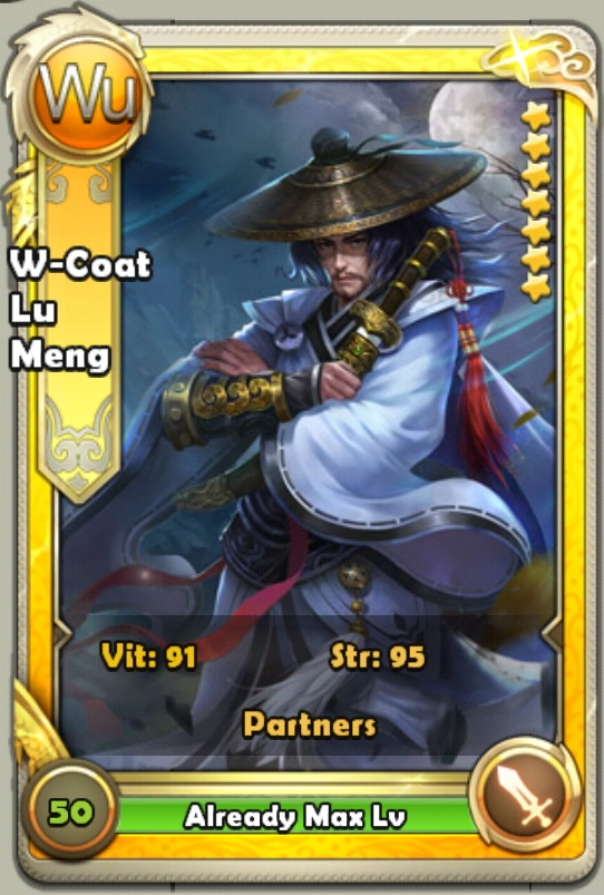 W-Coat Lu Meng | Dynasty War Wikia | Fandom