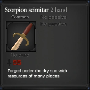 Scorpion Scimitar | Dystovia PRE-ALPHA Wiki | Fandom