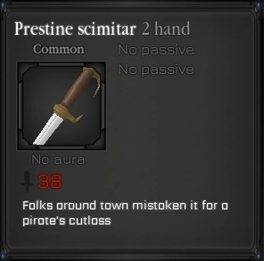 Prestine Scimitar | Dystovia PRE-ALPHA Wiki | Fandom