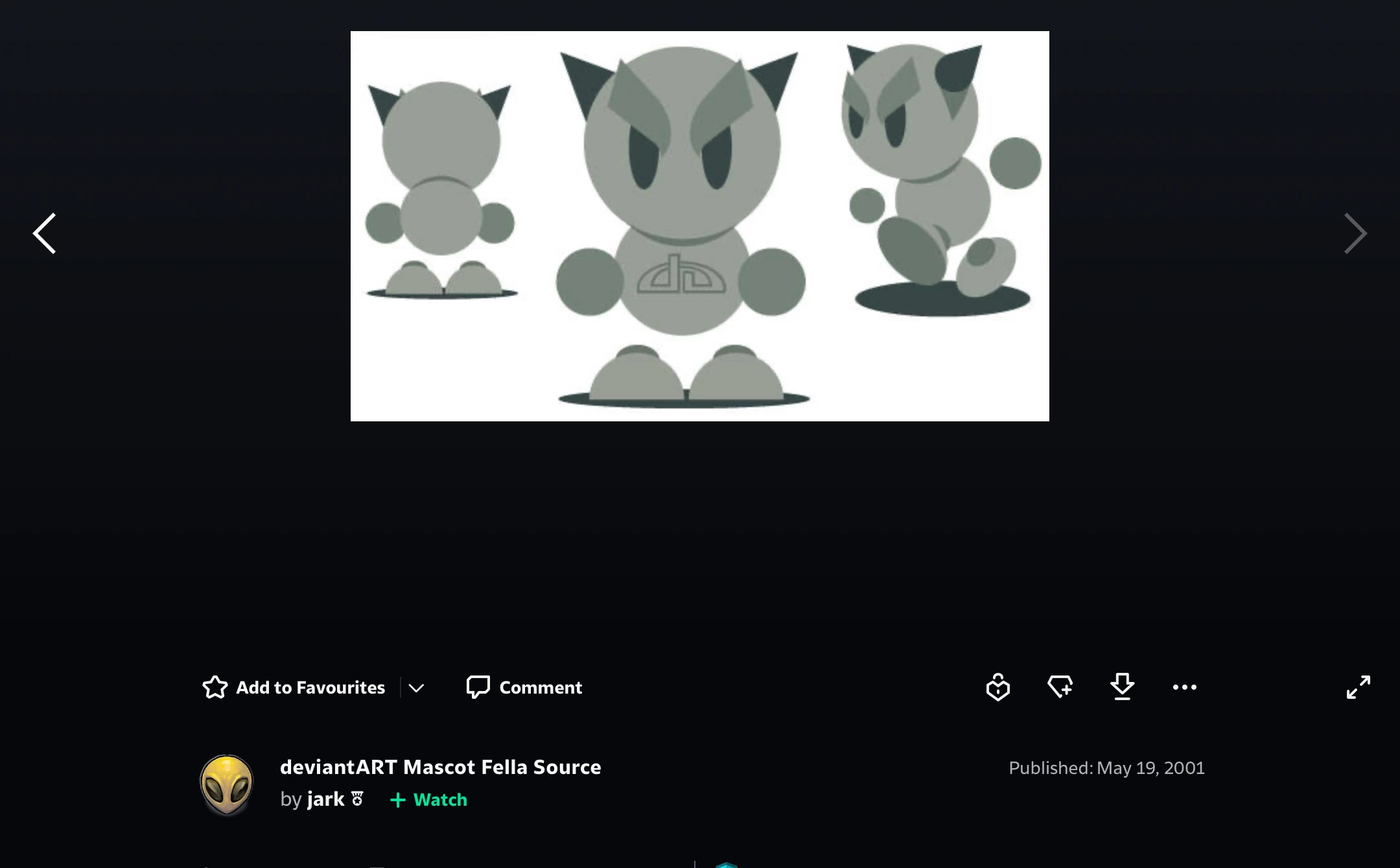 Dude, I found the first DeviantArt user’s first post, and MY GOSH it is ...