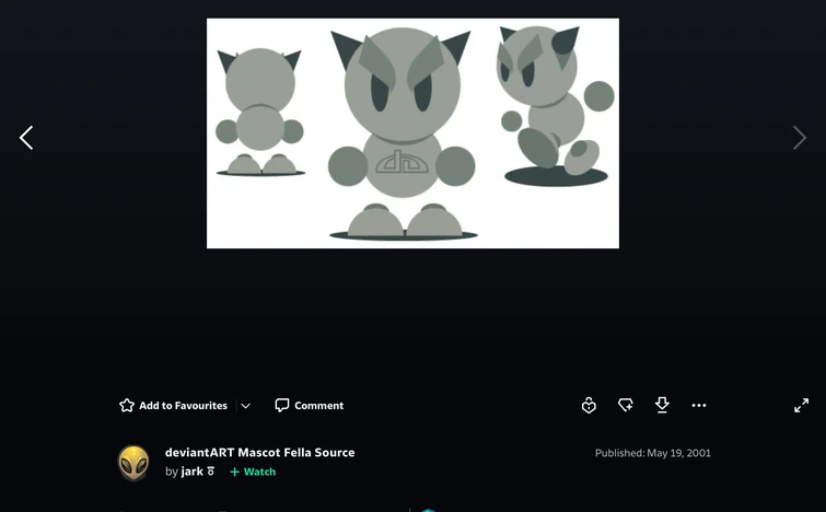 Dude, I found the first DeviantArt user’s first post, and MY GOSH it is ...