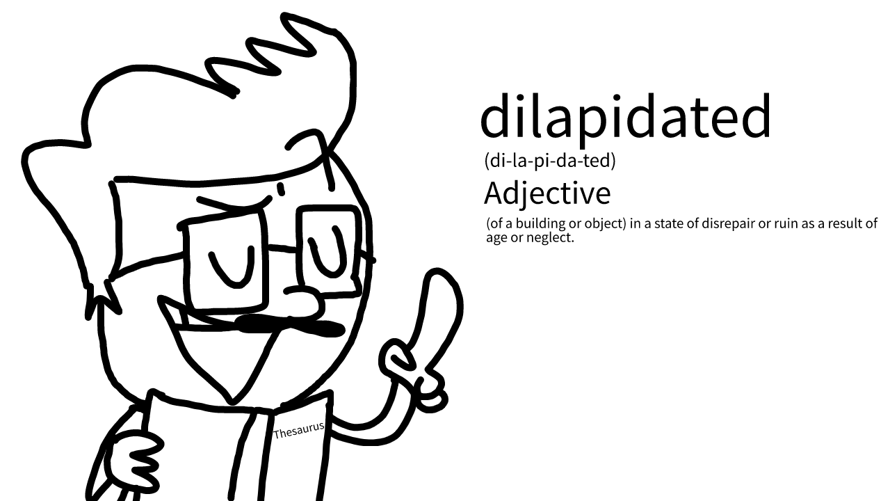 I'm on the word "dilapidated" of "Art of Darkness" | Fandom
