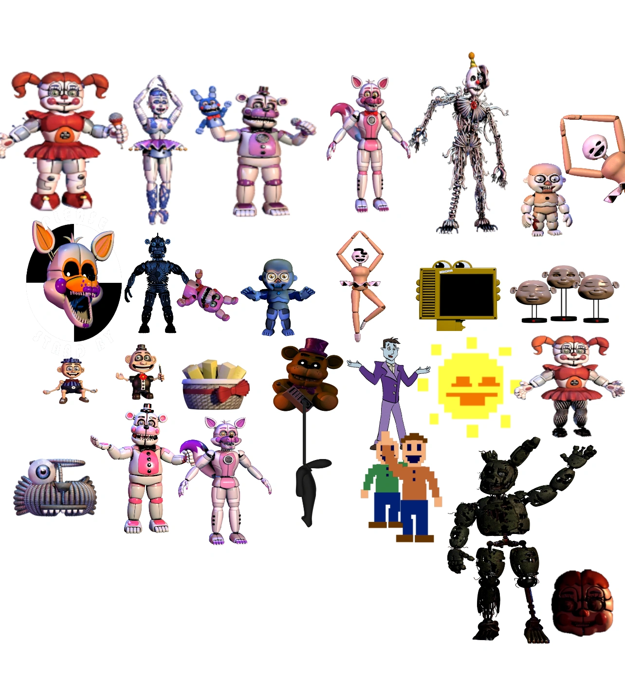 All Sister Location UltraCN Characters | Fandom