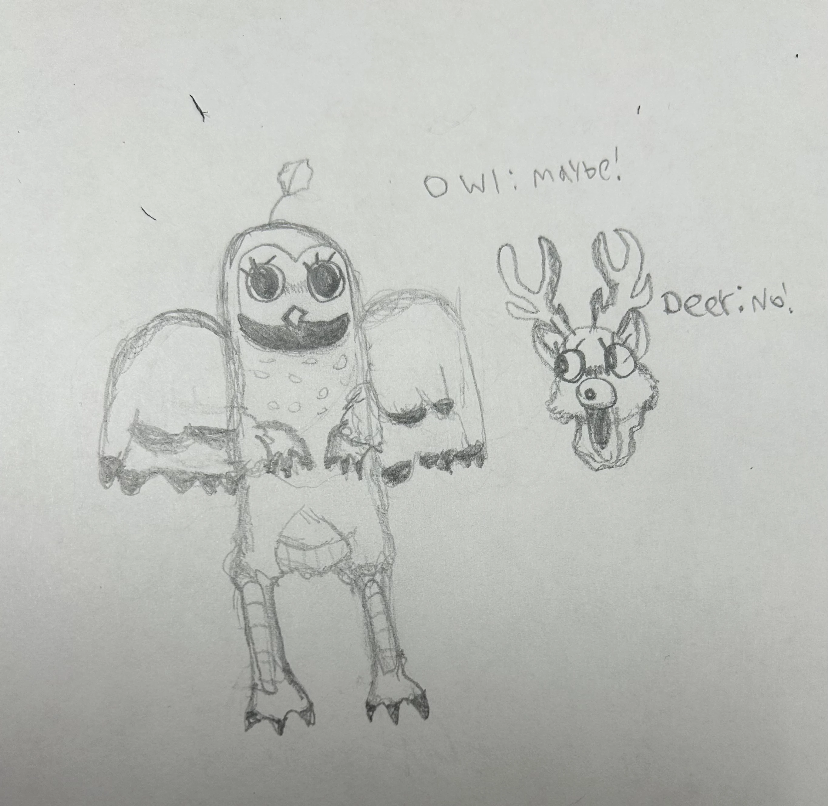 I made owl art this time in class!! | Fandom