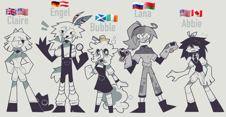 FPE Characters with their nationality | Fandom