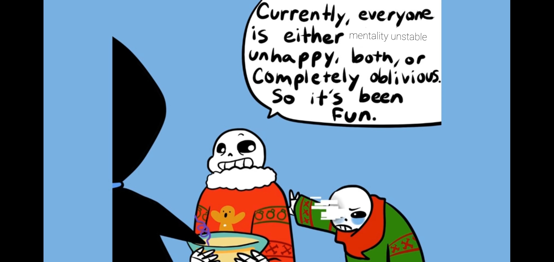 Sans Aus In A Nutshell Fandom