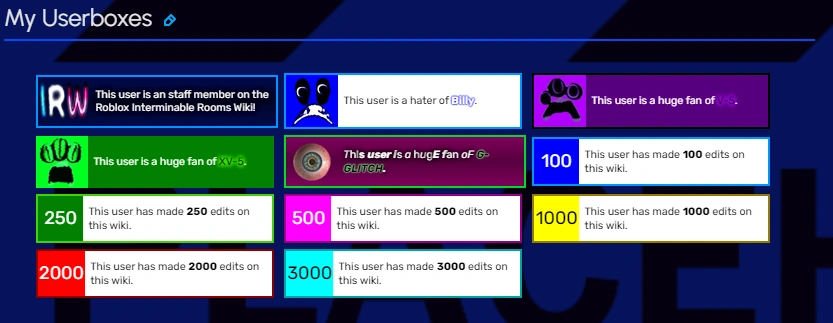 made some userboxes on the wiki | Fandom