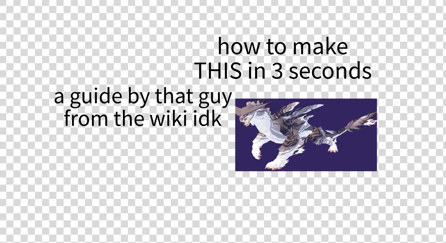 how to make meolark in 3 seconds!1!!1!1 | Fandom