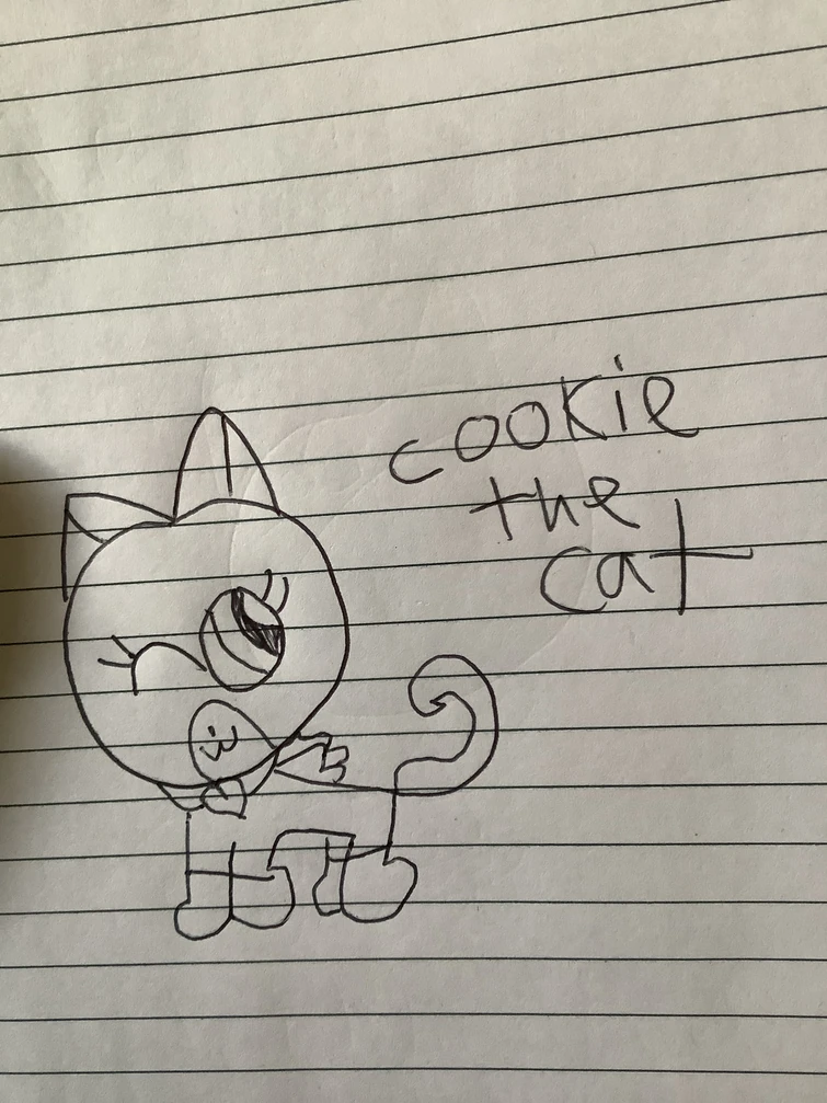 My sketch of cookie the cat from butterbean’s cafe | Fandom
