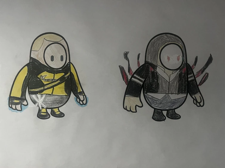 Making Season Ten combatants into Fall Guys costumes day 10. Fun Fact ...