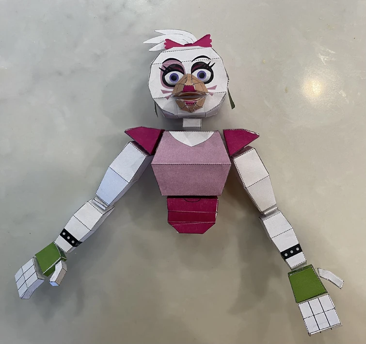Glam chica papercraft update | Fandom