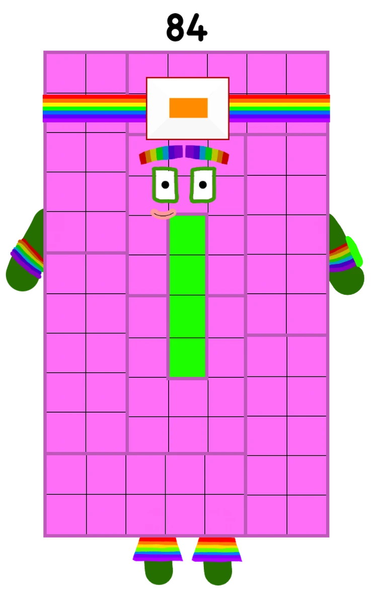 I reupgraded Numberblocks 84 and 96! | Fandom