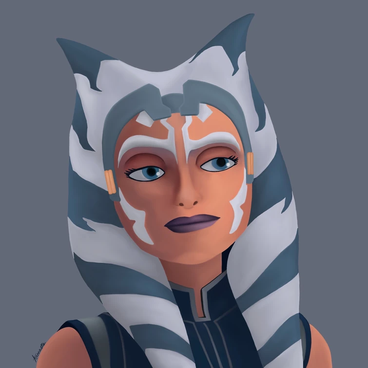 Ahsoka Tano Fanart🧡🩵🤍 | Fandom