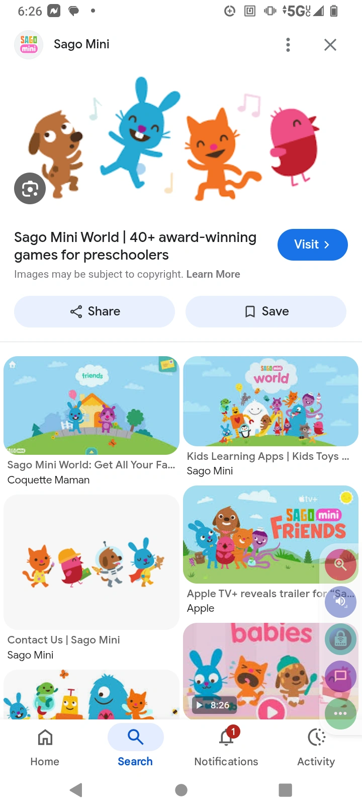 Sago mini was a G4 and YTV show that aired from 2005 to 2008 on G4 | Fandom