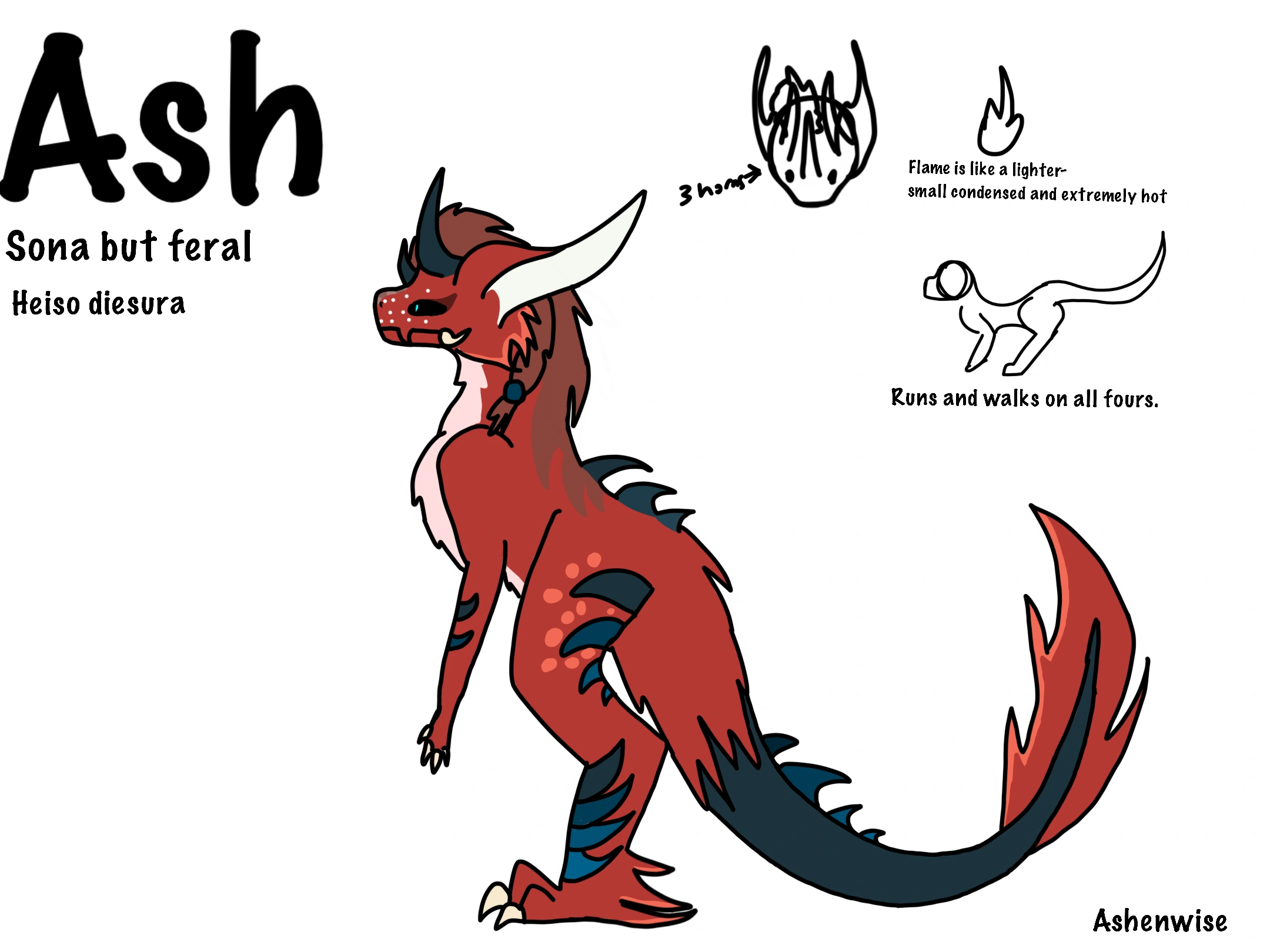 My new sona feral! | Fandom