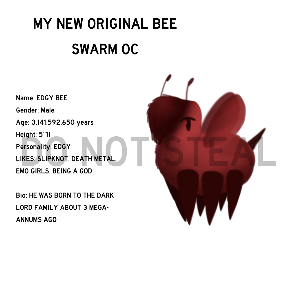 EDGY BEE SWARM OC DO NOT STEAL | Fandom
