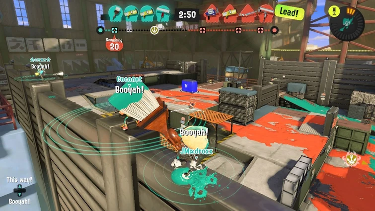 some cool screenshots i took while raiding streamers’ splatoon 3 ...