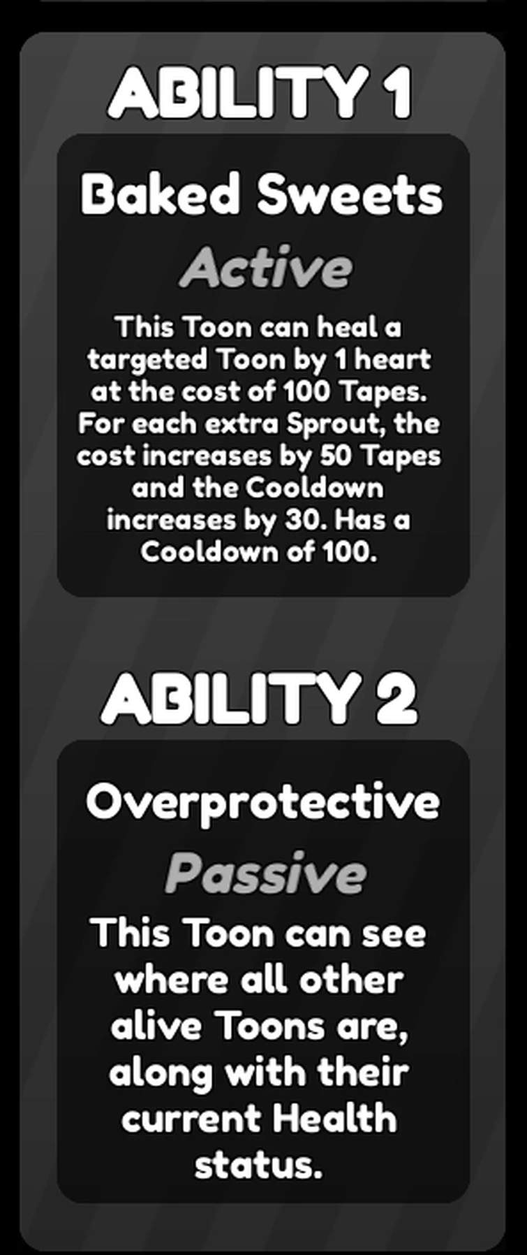 Fun fact about Bassie’s ability sheet | Fandom