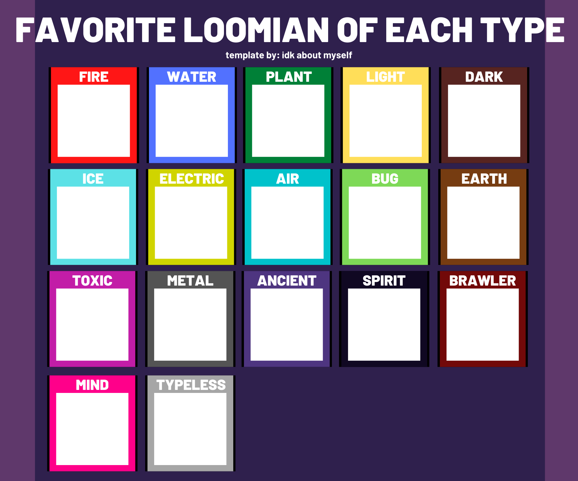 Favorite Loomian of Each Type - a Template | Fandom