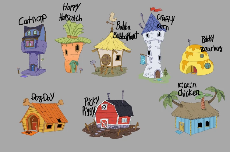 Here are all the houses for the Smiling Critters | Fandom