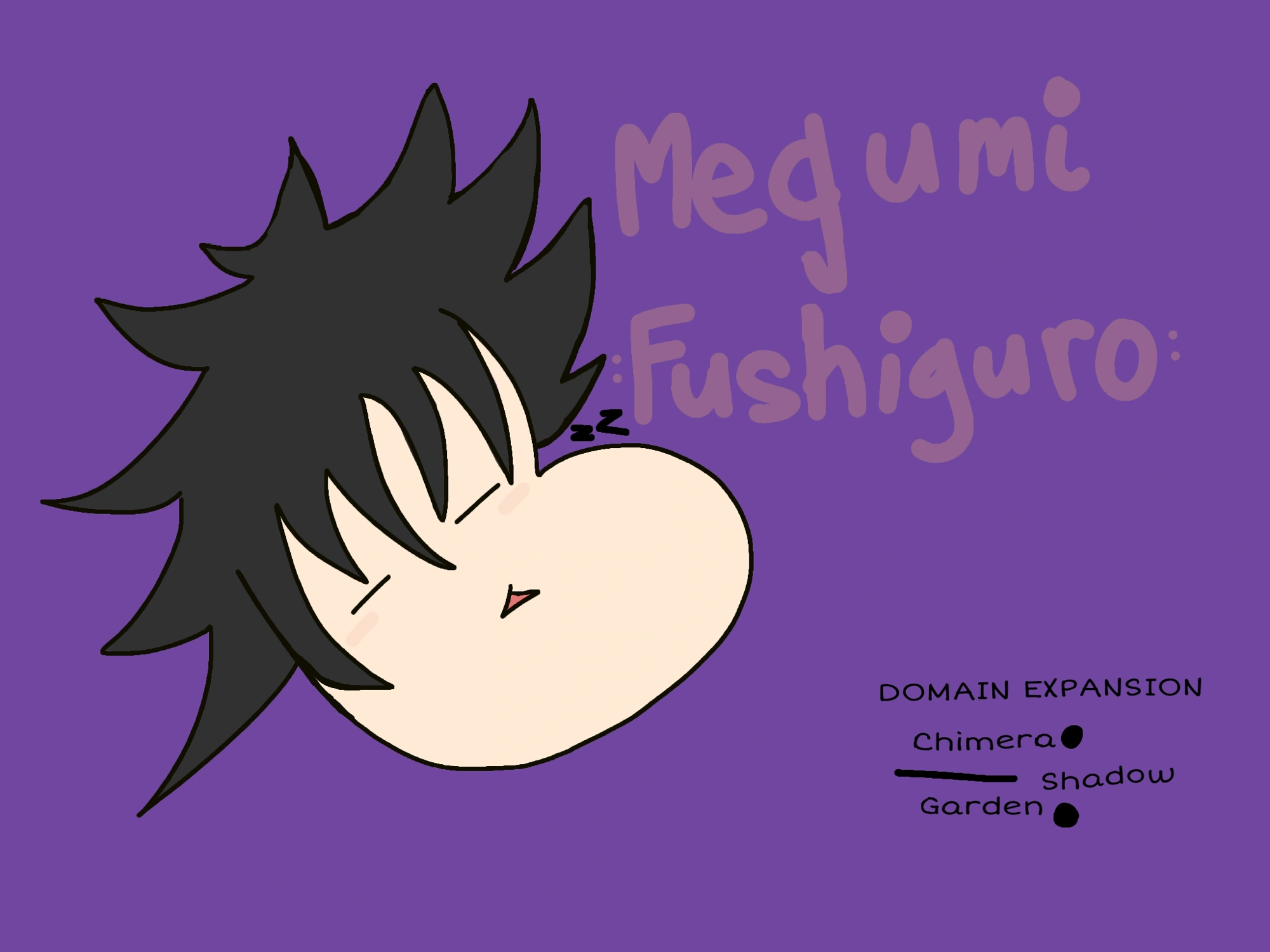 My chibi weird Megumi drawing 🙏 | Fandom