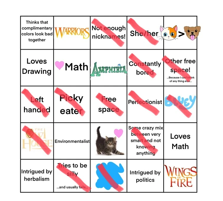 Me bingo | Fandom