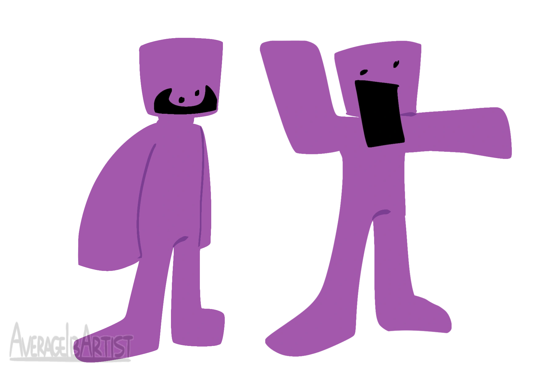 Ourple guy poses from that one mod. | Fandom