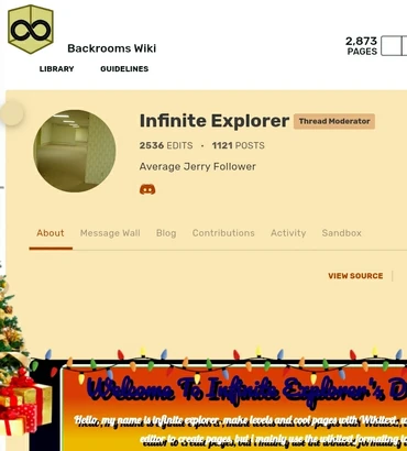 Poll Question | Do you know the user, Infinite Explorer? | Fandom