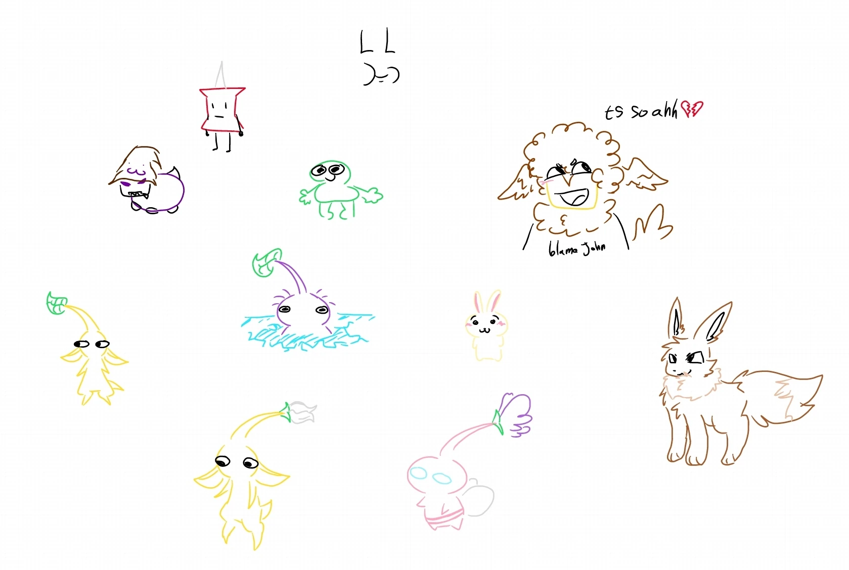 have a multifandom doodle | Fandom