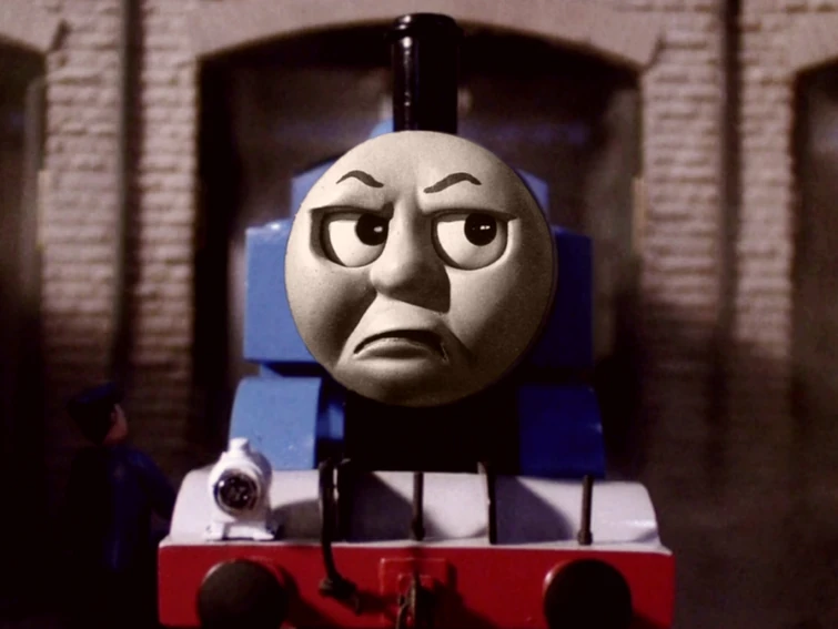 “A stone train, a stone train!?” James grumbled “my paintwork will get ...