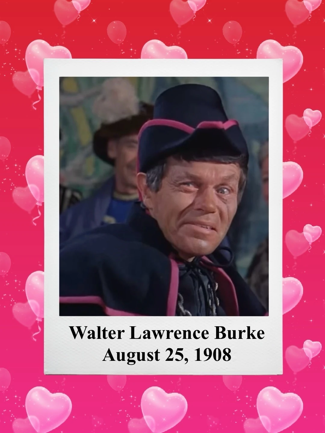 Walter Lawrence Burke August 25, 1908 | Fandom
