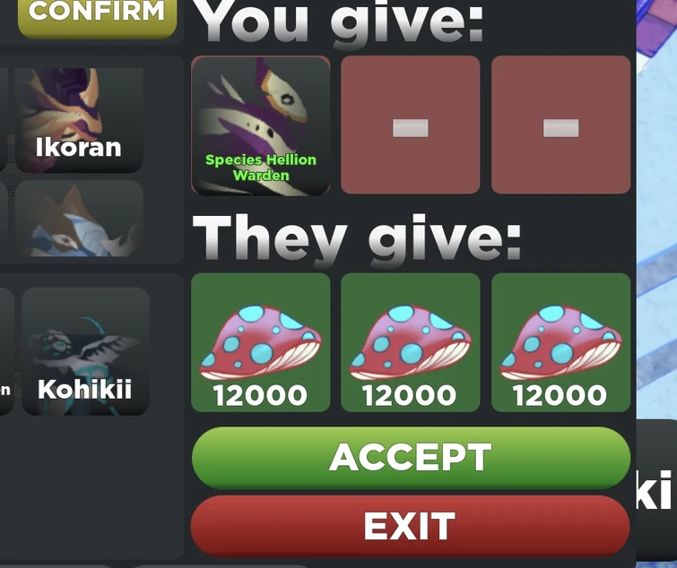 Trading hellion | Fandom