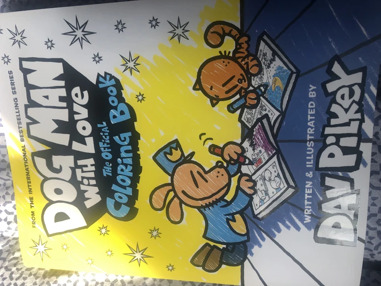 Just got that new dog man coloring book | Fandom