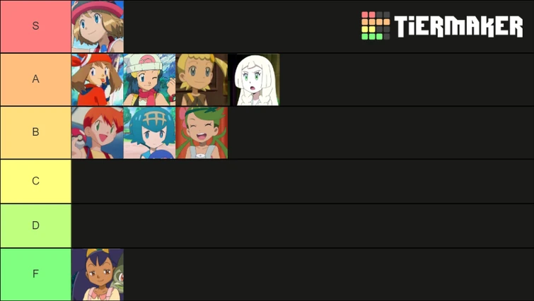 Ash's Female Companions Tier List | Fandom