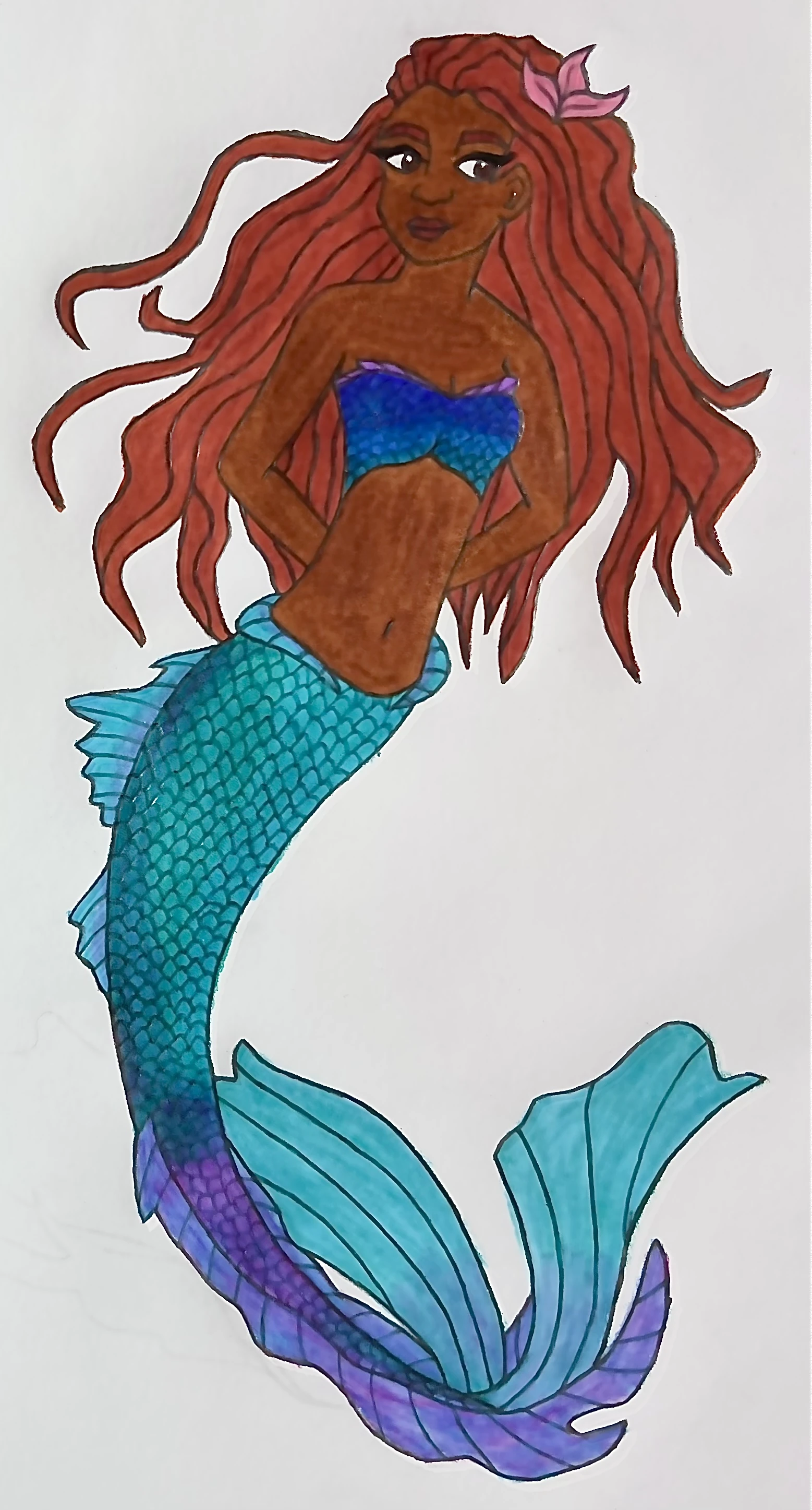 My Drawing of Halle Bailey’s Ariel | Fandom