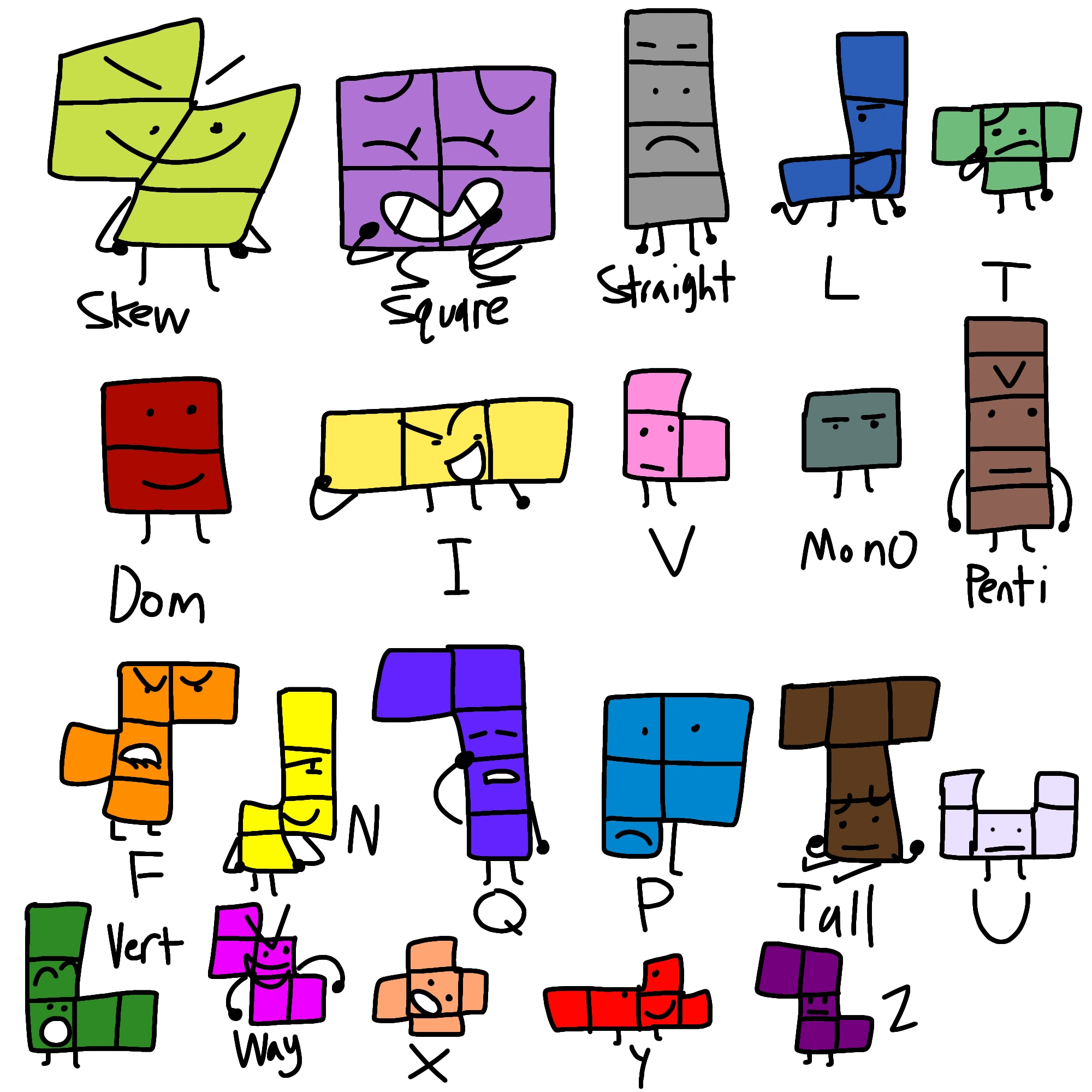 Poorly Drawn Polyomino Viewer Voting - Cast Reveal 2(Final) | Fandom